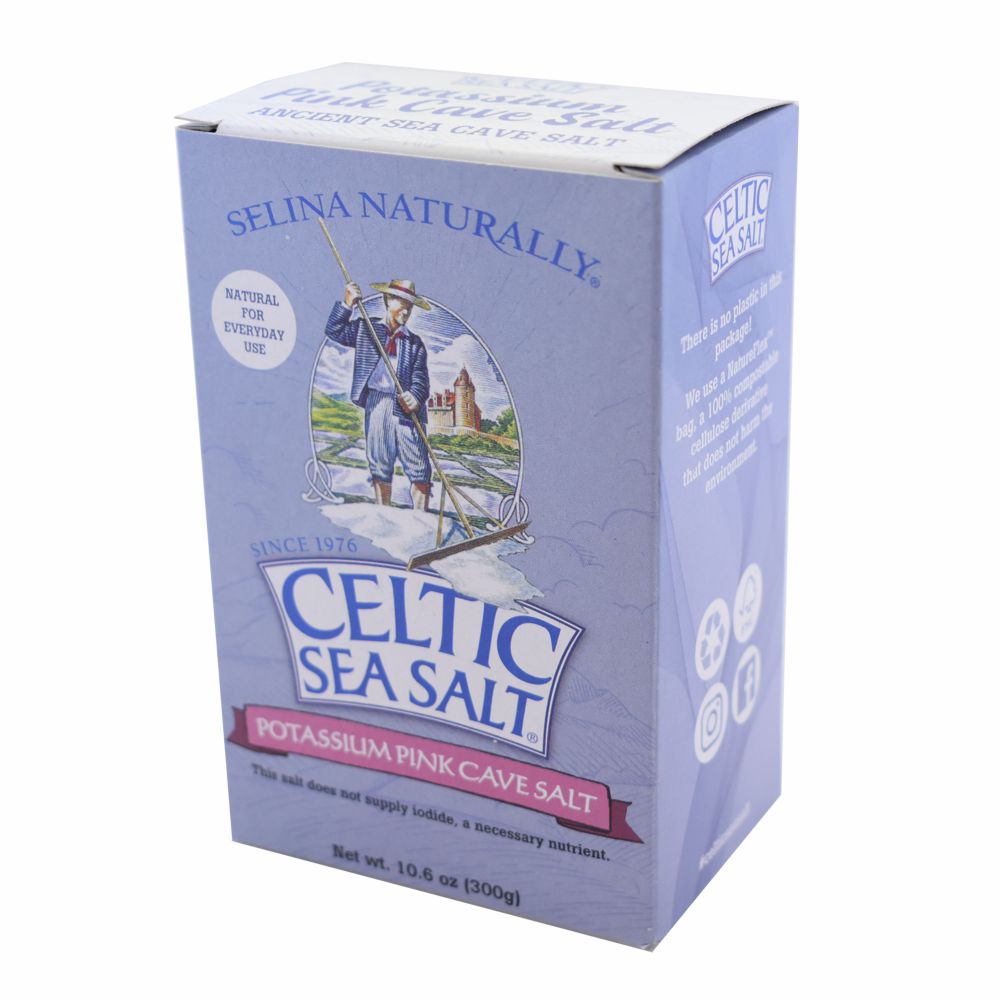 Selina Naturally Celtic Sea Salt Potassium Pink Cave Salt 300g – Health ...