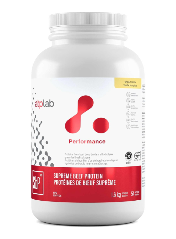 ATP Lab Supreme Beef Protein Organic Vanilla 1.6kg – Health Essentials