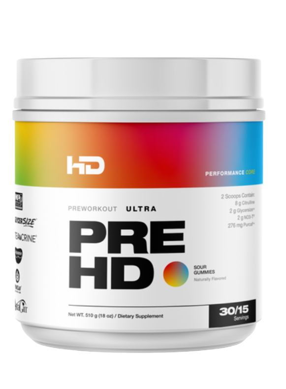 HD MUSCLE Pre-workout Ultra PreHD Sour Gummies 30servings – Health ...