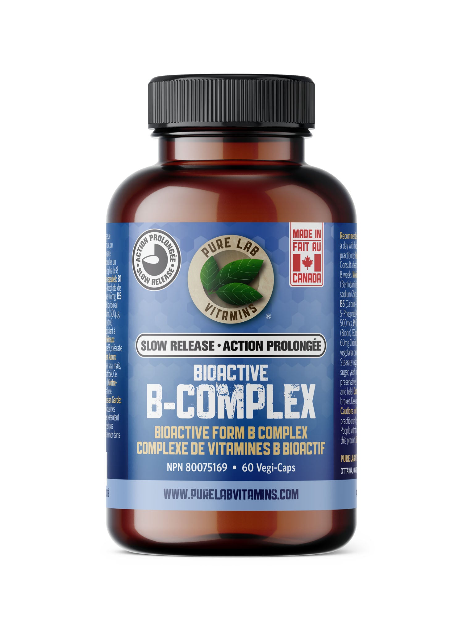 Pure Lab Bioactive B-Complex 60vcaps – Health Essentials