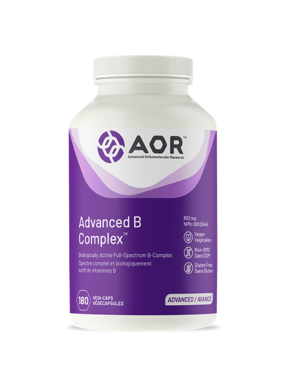 AOR Advanced B Complex 180 Caps | Health Essentials Canada
