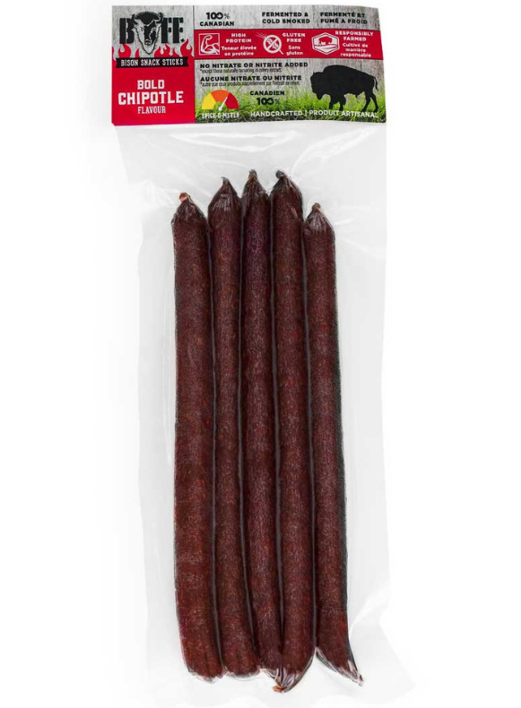 Buff Bison Bold Chipotle Meat Sticks 5pk – Health Essentials