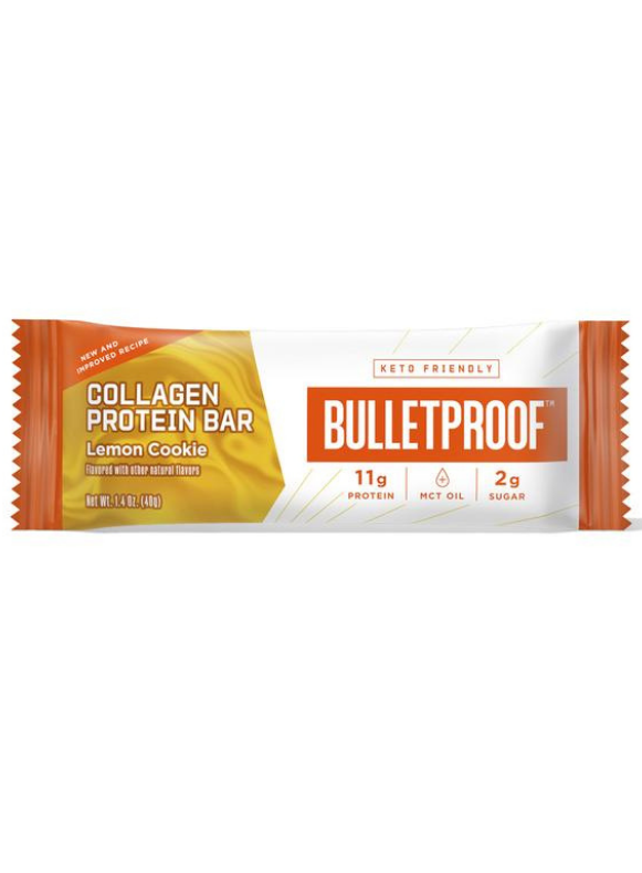 Bulletproof Collagen Protein Bar Lemon Cookie 40g – Health Essentials