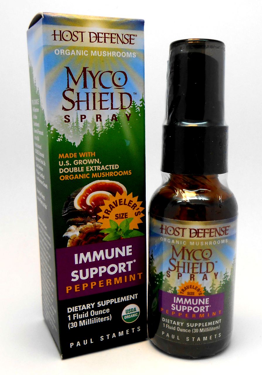 Host Defense MycoShield Spray Peppermint 30ml – Health Essentials