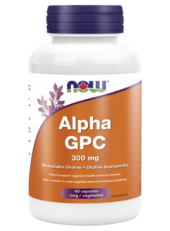 NOW Alpha GPC 300mg – Health Essentials