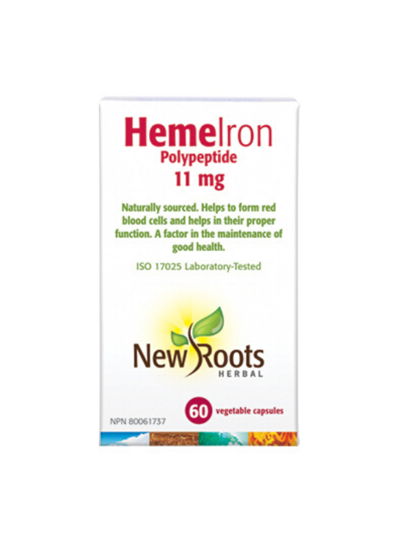 New Roots Heme Iron 60 Caps – Health Essentials