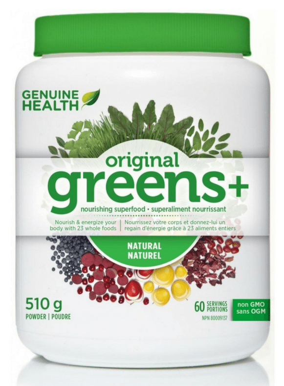 Genuine Health Greens+ Natural - 415g – Health Essentials