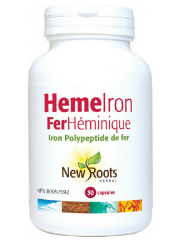 New Roots Heme Iron 30 Caps – Health Essentials